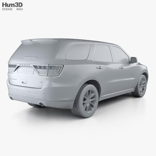 Dodge Durango RT 2016 3D model - Download Crossover SUV on 3DModels.org