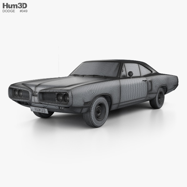 Dodge Coronet hardtop coupe 1970 3D model - Download Sports car on ...