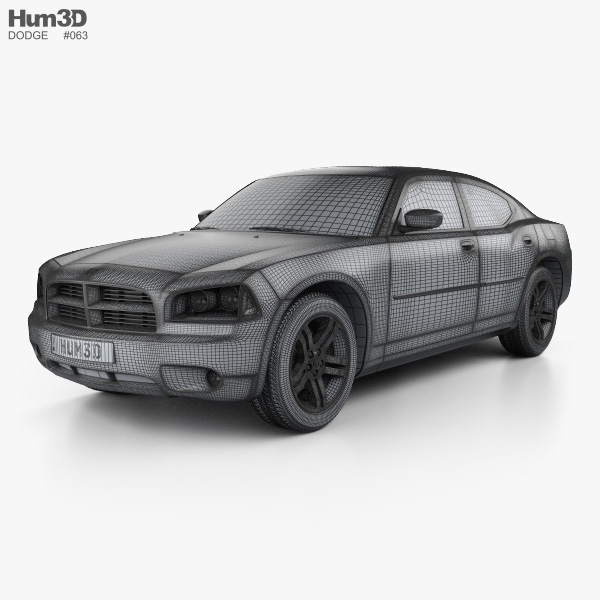 Dodge Charger (LX) 2010 3D model - Download Sedan on 3DModels.org