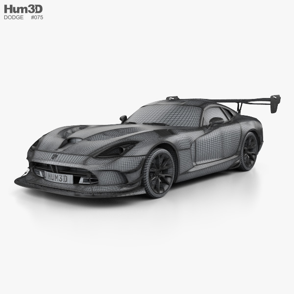 Dodge Viper ACR 2016 3D model - Download Sports car on 3DModels.org