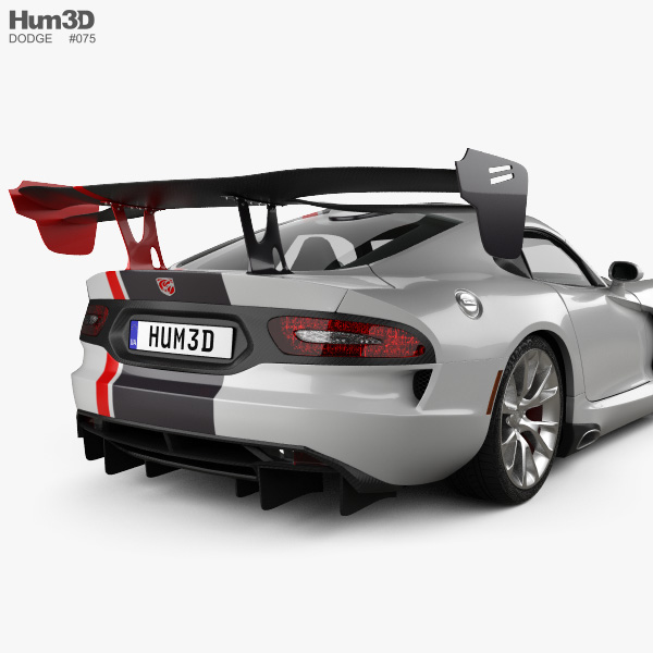 Dodge Viper ACR 2016 3D model - Download Sports car on 3DModels.org