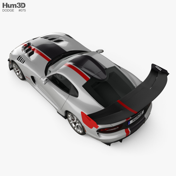 Dodge Viper ACR 2016 3D model - Download Sports car on 3DModels.org