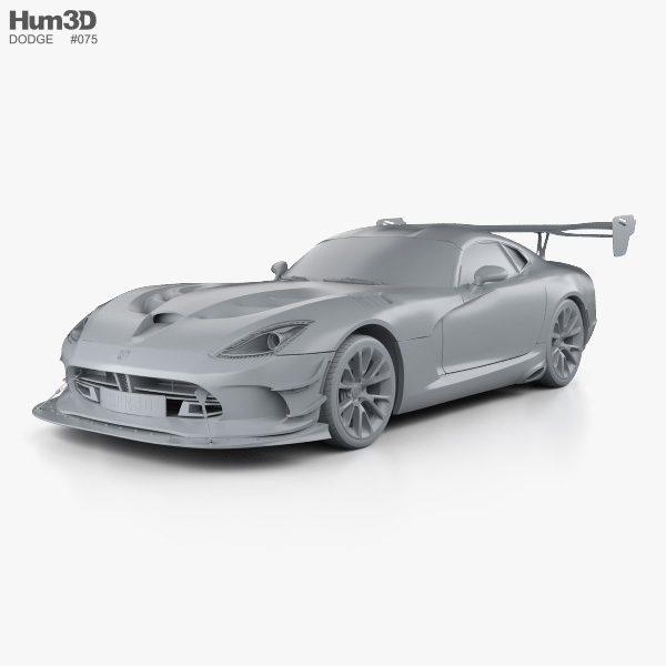 Dodge Viper ACR 2016 3D model - Download Sports car on 3DModels.org
