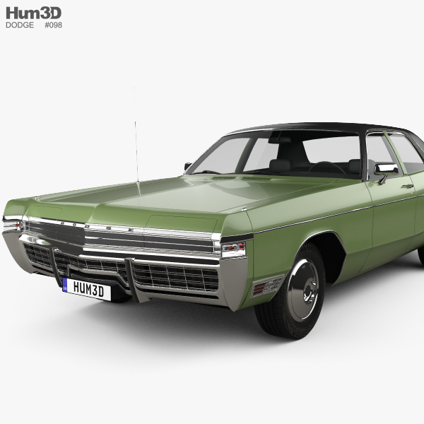 Dodge Monaco sedan 1972 3D model - Download Sedan on 3DModels.org