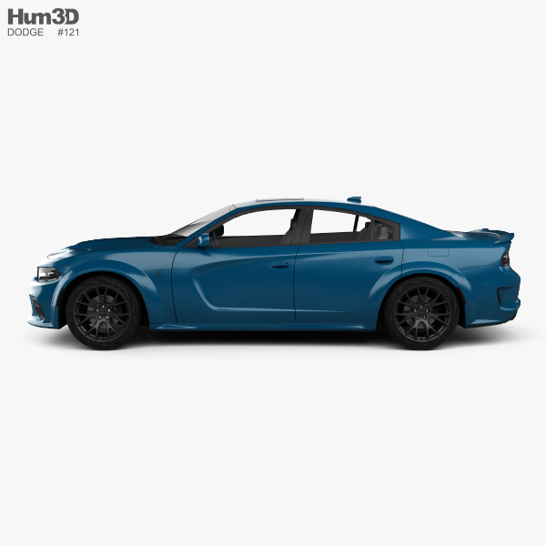Dodge Charger SRT Hellcat Wide body 2022 3D model - Download Sports car ...