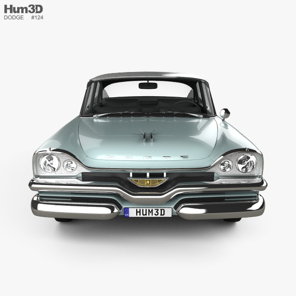 Dodge Coronet 4-door sedan 1957 3D model - Download Sedan on 3DModels.org