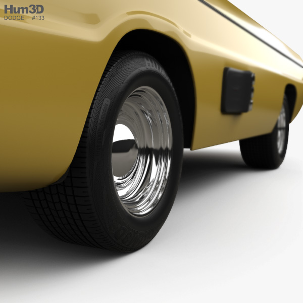 Dodge Deora 1967 3D model - Download Pickup on 3DModels.org
