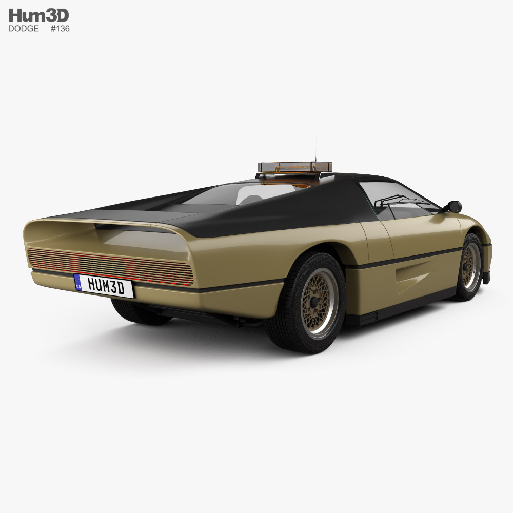 Dodge M4S PPG Turbo Concept 1981 3D model - Download Sports car on ...