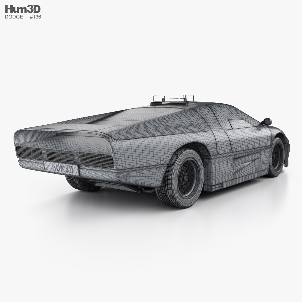 Dodge M4S PPG Turbo Concept 1981 3D model - Download Sports car on ...