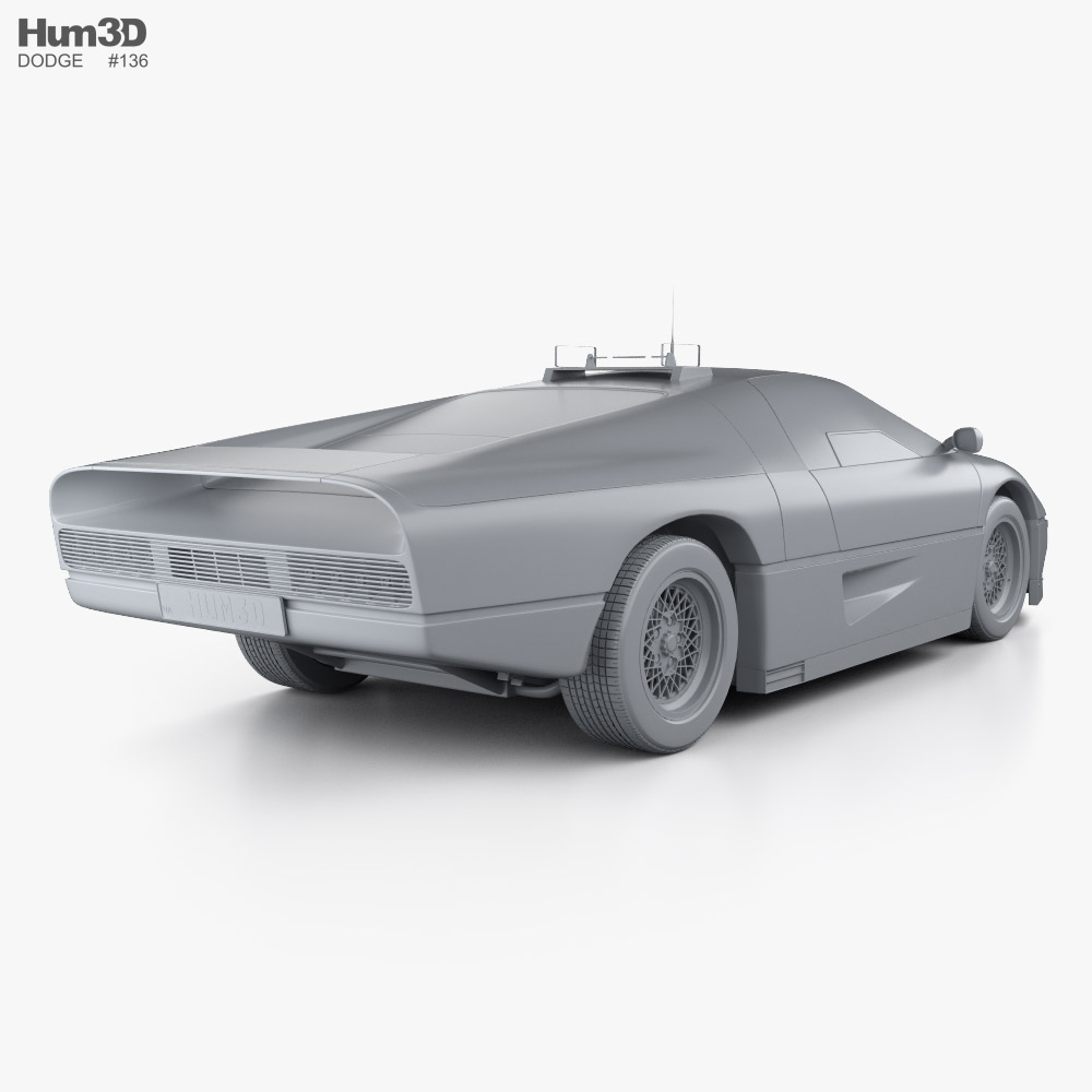 Dodge M4S PPG Turbo Concept 1981 3D model - Download Sports car on ...