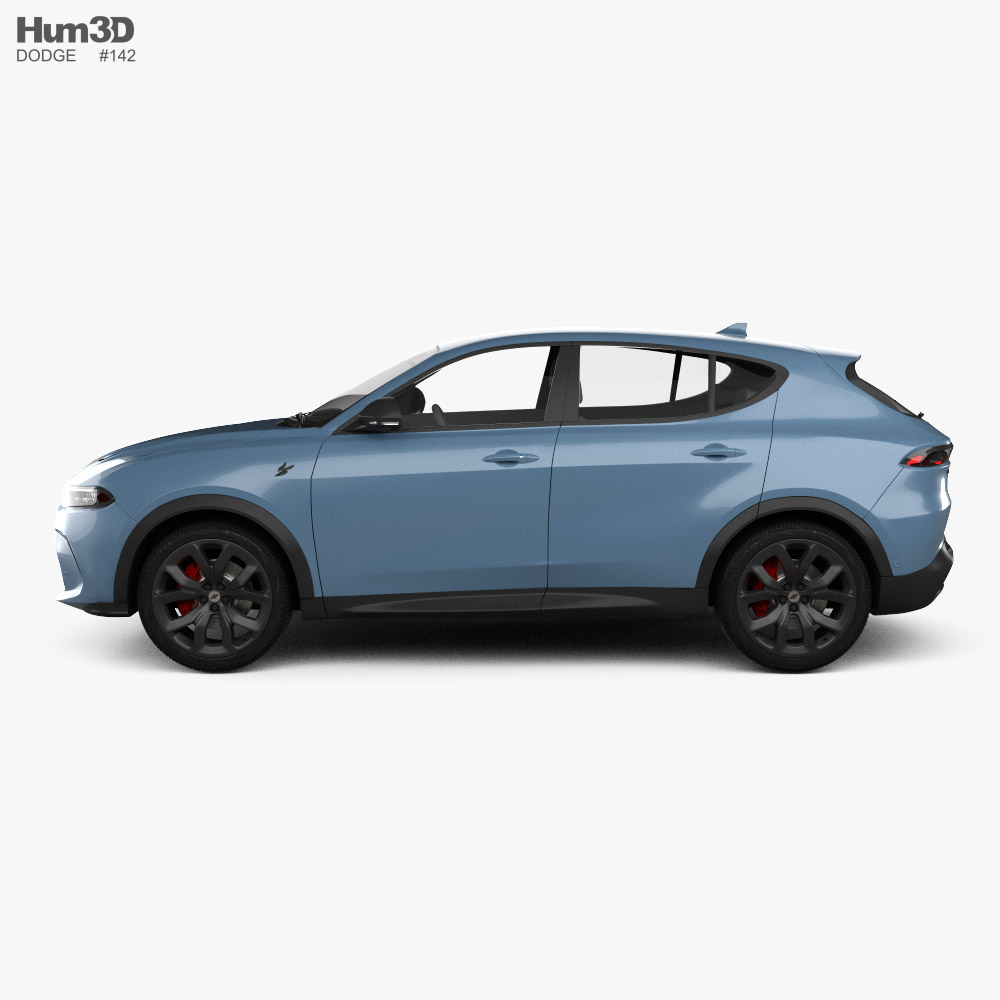 Dodge Hornet GT Blacktop 2025 3D model - Download Crossover SUV on ...