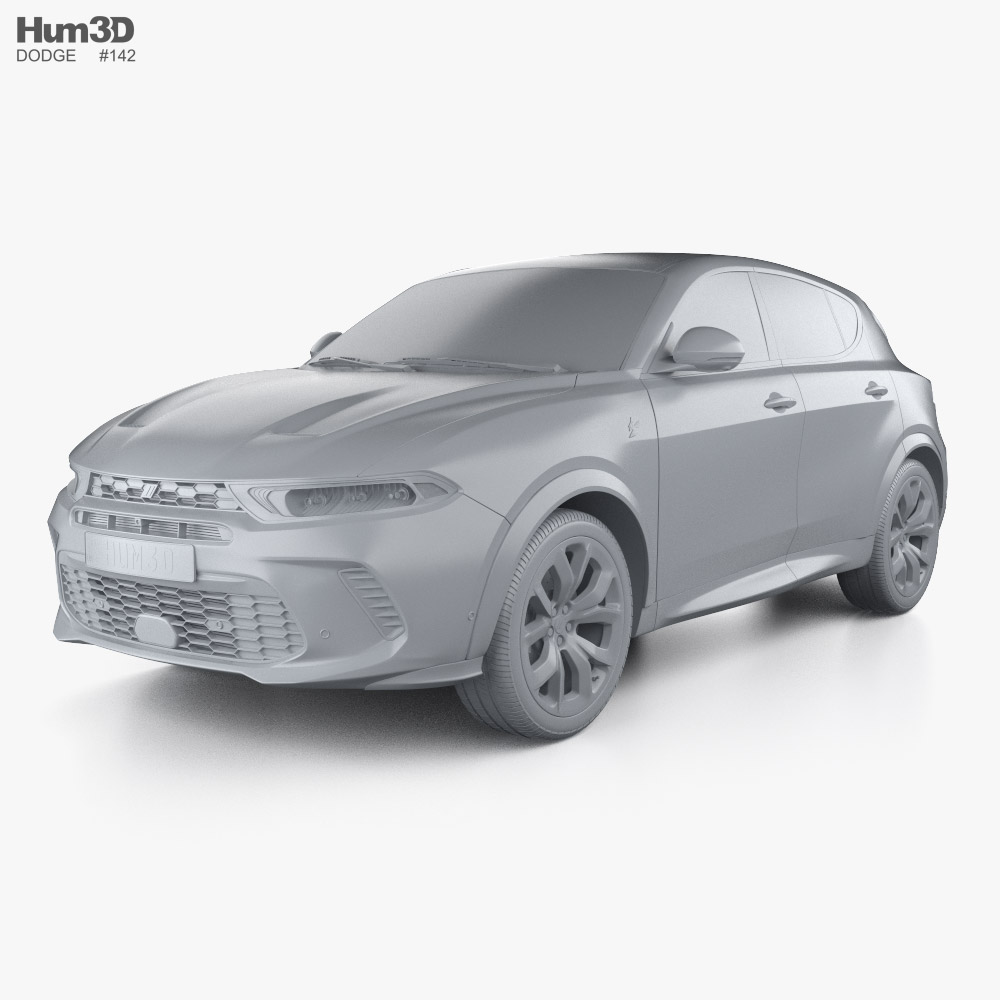 Dodge Hornet GT Blacktop 2025 3D model - Download Crossover SUV on ...