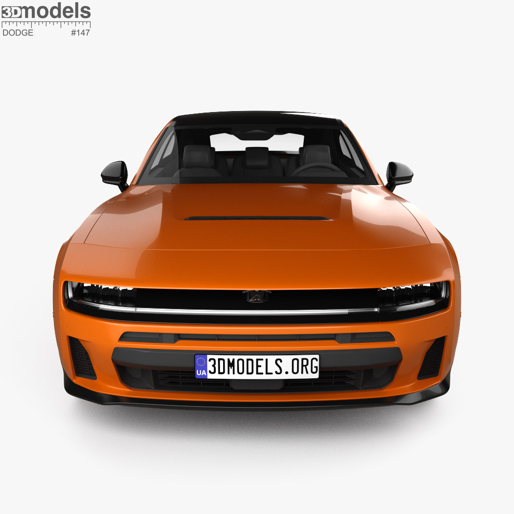 Dodge Charger Scat Pack SIXPACK 2025 3D model - Download Sports car on ...