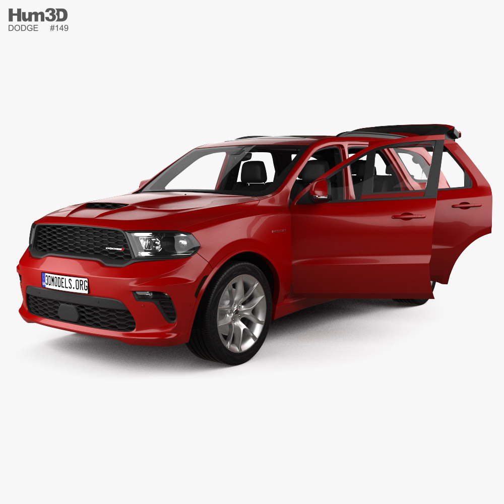 Dodge Durango RT with HQ interior 2023 3D model - Download Crossover ...