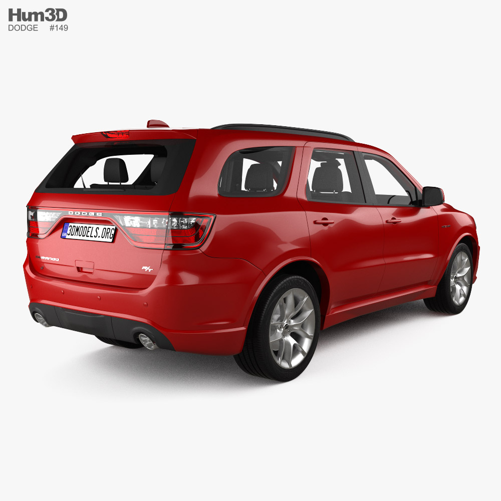 Dodge Durango RT with HQ interior 2023 3D model - Download Crossover ...