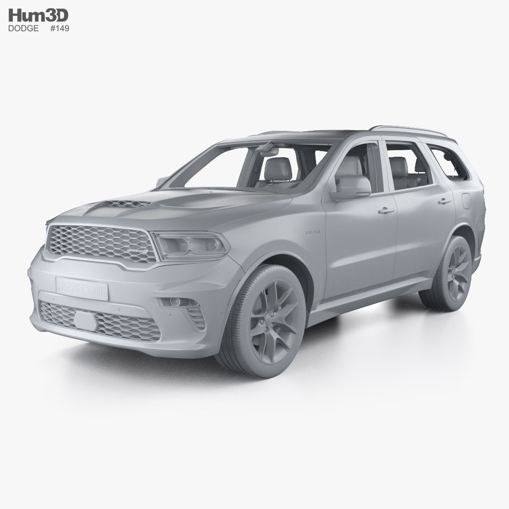 Dodge Durango RT with HQ interior 2023 3D model - Download Crossover ...