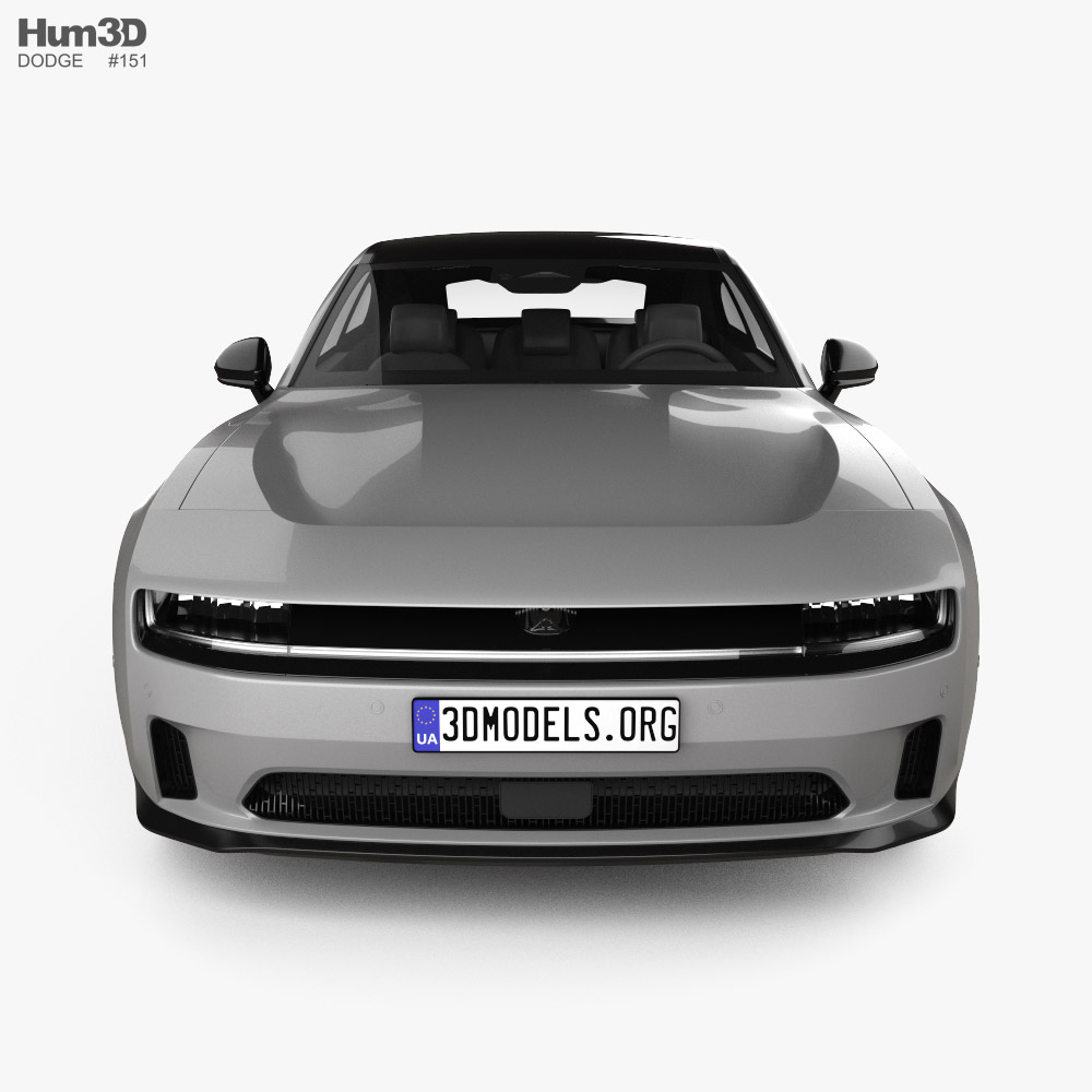 Dodge Charger Daytona Scat Pack 2025 3D model - Download Sports car on ...