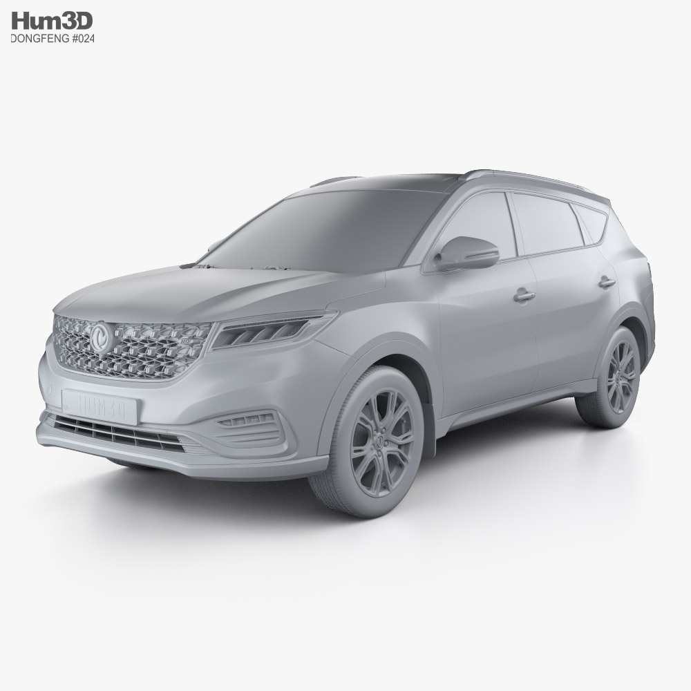 DongFeng Fengguang 580 2024 3D model - Download Crossover SUV on ...