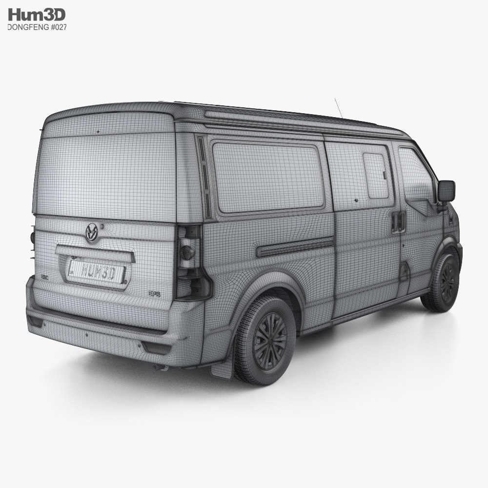 DongFeng C35 Furgoneta Para Tripulación 2012 Modelo 3D - Descargar Van ...