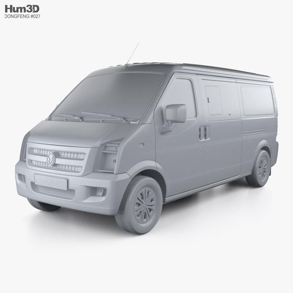 DongFeng C35 Furgoneta Para Tripulación 2012 Modelo 3D - Descargar Van ...