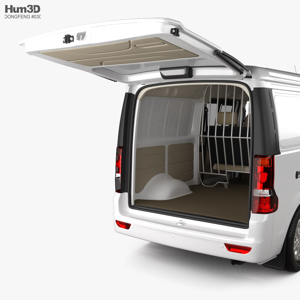 DongFeng C35 Crew Van with HQ interior 2012 3D model - Download Van on ...