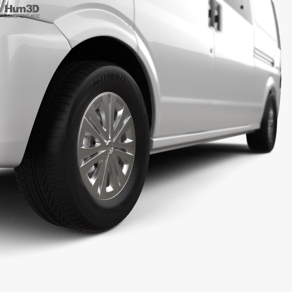 DongFeng C35 Crew Van with HQ interior 2012 3D model - Download Van on ...