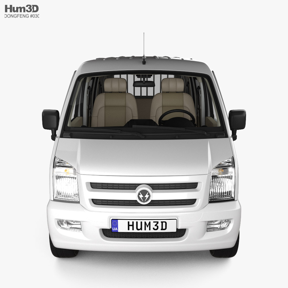 DongFeng C35 Crew Van with HQ interior 2012 3D model - Download Van on ...