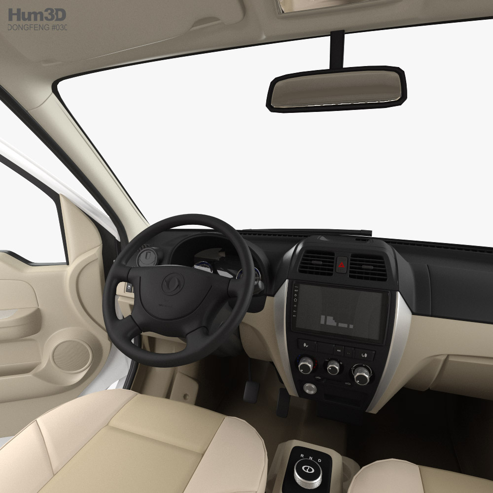 DongFeng C35 Crew Van with HQ interior 2012 3D model - Download Van on ...