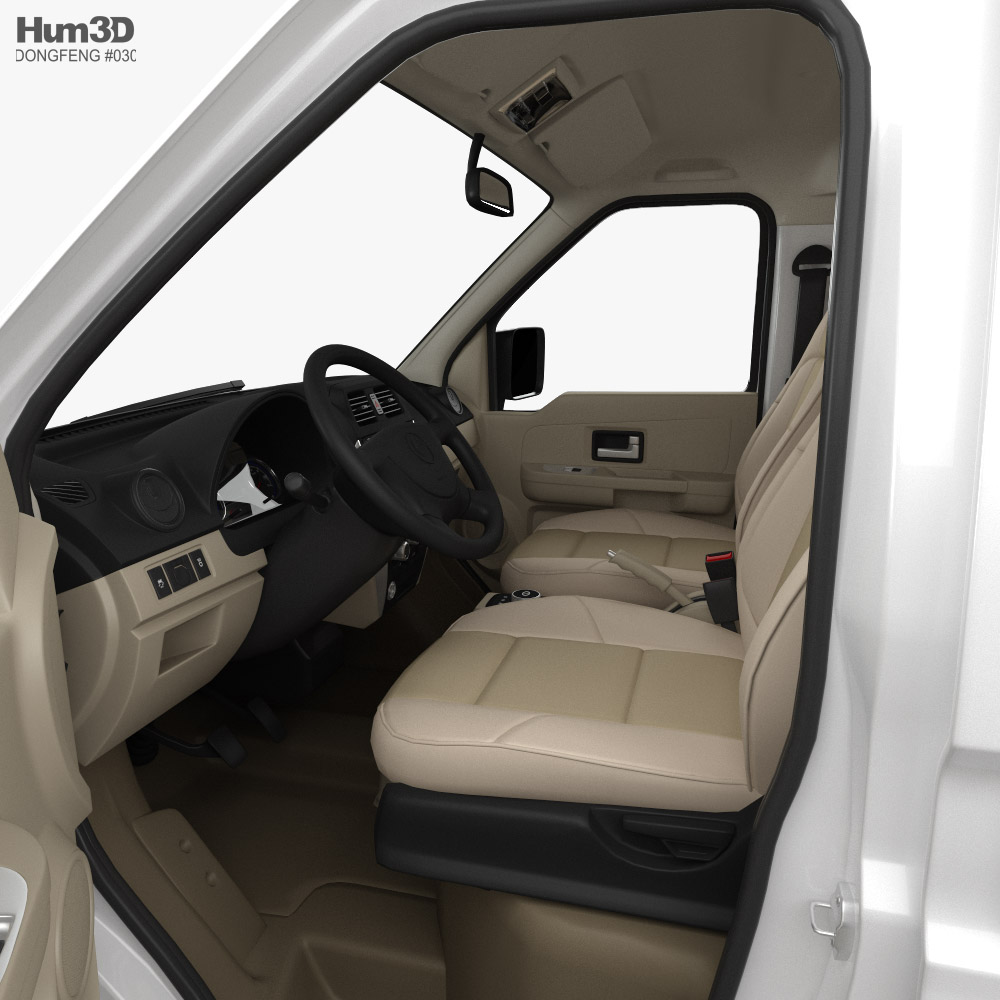 DongFeng C35 Crew Van with HQ interior 2012 3D model - Download Van on ...