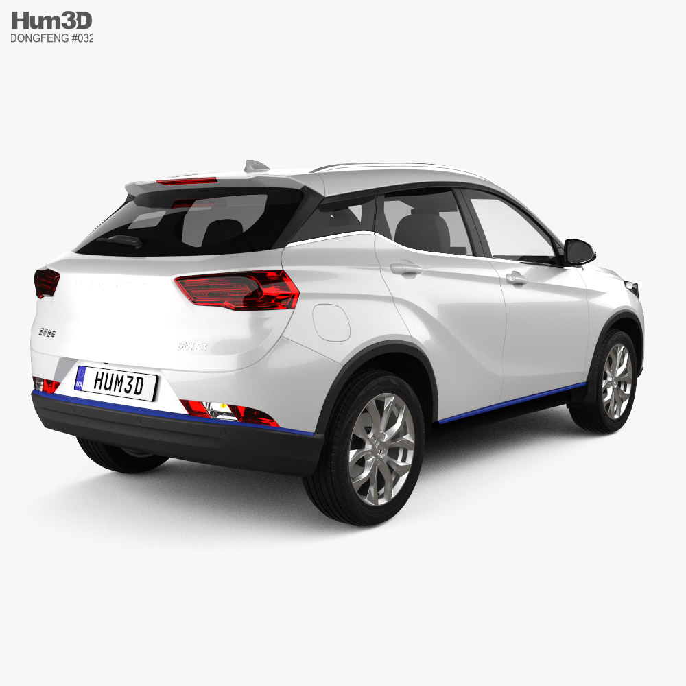 DongFeng Fengon E3 2025 3D model - Download Crossover SUV on 3DModels.org