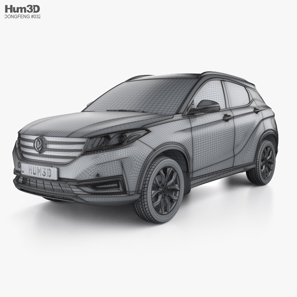 DongFeng Fengon E3 2025 3D model - Download Crossover SUV on 3DModels.org