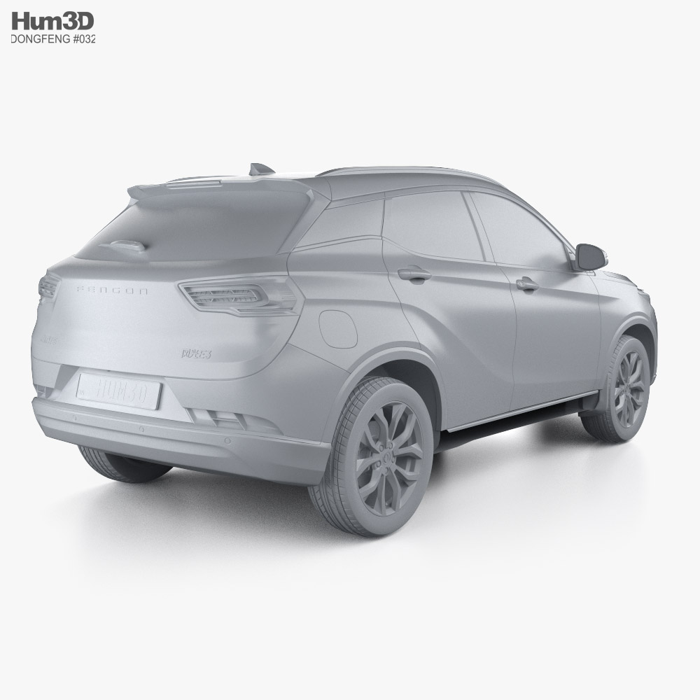 DongFeng Fengon E3 2025 3D model - Download Crossover SUV on 3DModels.org