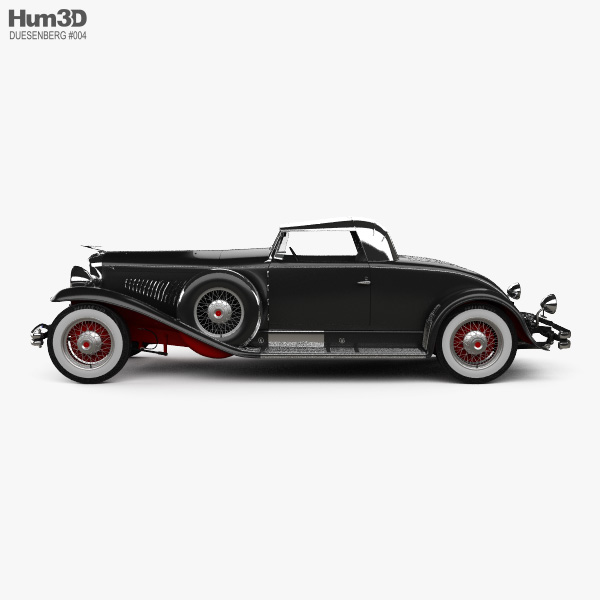 Duesenberg Model J 1931 3D model - Download Sports car on 3DModels.org