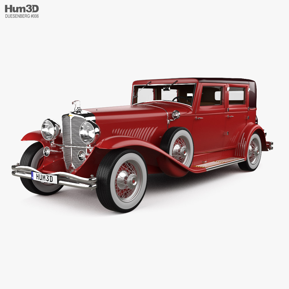 Duesenberg Model J Willoughby Limousine with HQ interior and engine ...
