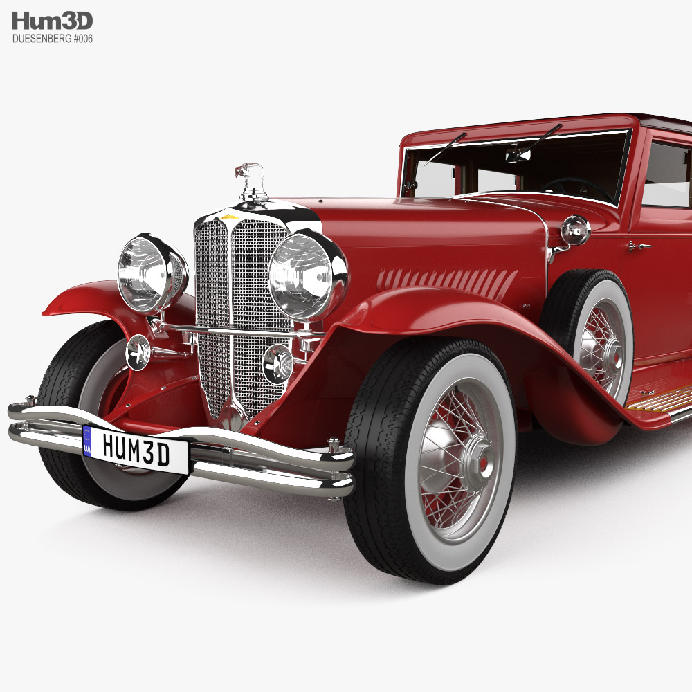 Duesenberg Model J Willoughby Limusina con interior y motor 1934 Modelo ...