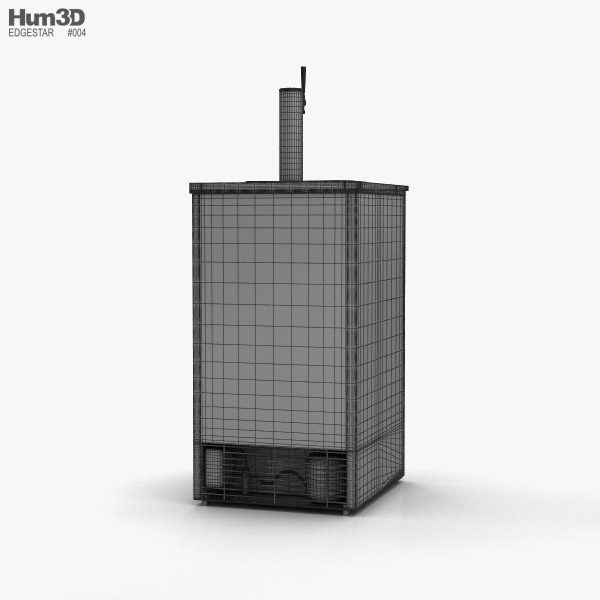EdgeStar Craft Brew Kegerator 3D model - Download Appliances on ...