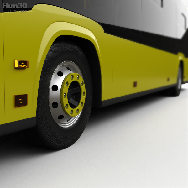 Electron A185 bus 2014 3D model - Download Bus on 3DModels.org
