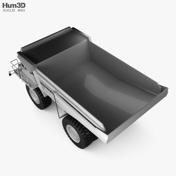 Euclid R130 Dump Truck 1995 3D model - Download Truck on 3DModels.org