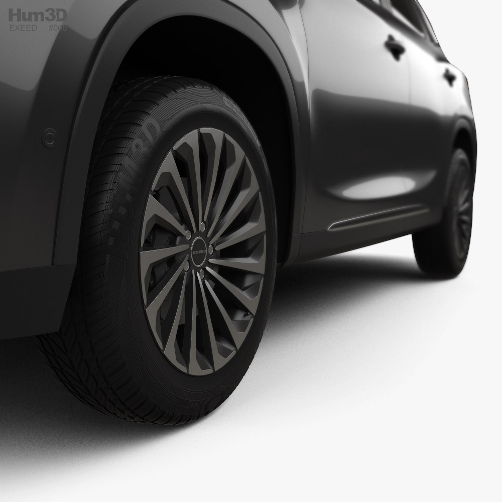 Exeed TXL 2024 3D model - Download Crossover SUV on 3DModels.org