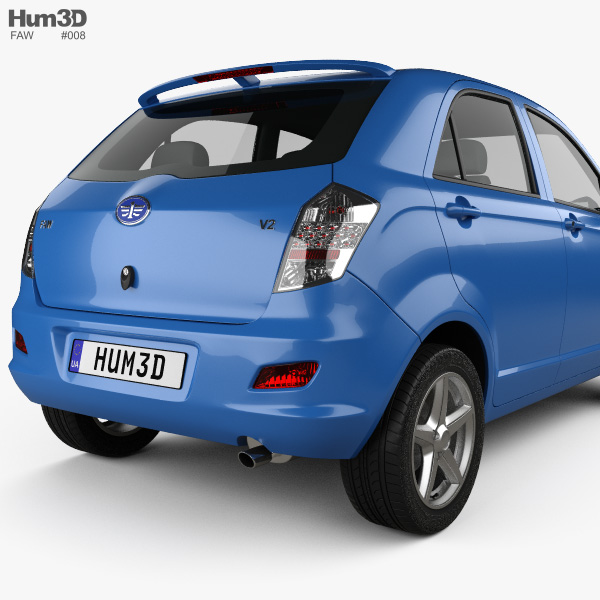 FAW V2 Like 2018 3D model - Download Hatchback on 3DModels.org