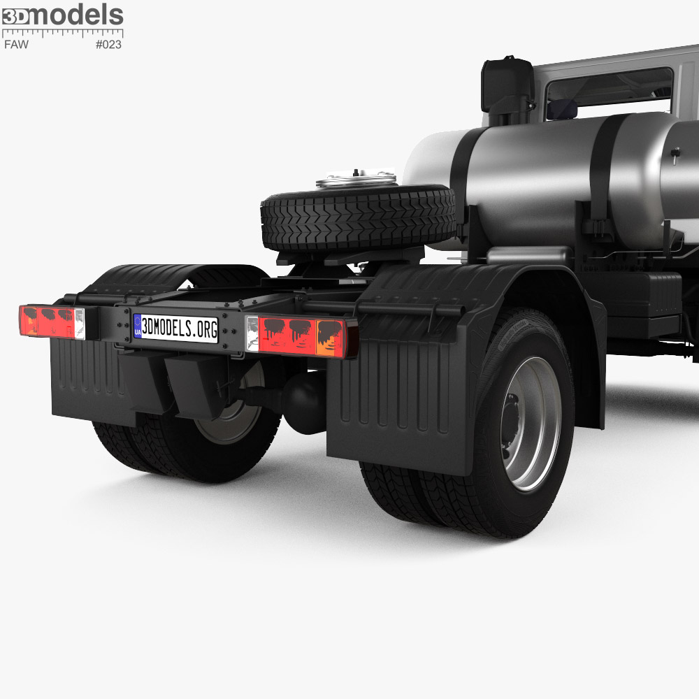 FAW Jiefang Qingdao Blue Energy Chassis Truck with HQ interior 2025 3D ...