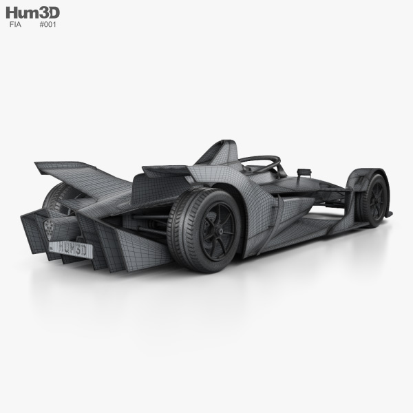 FIA Gen2 Formula E 2019 3D model - Download Sports car on 3DModels.org