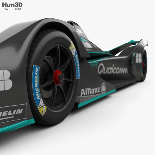 FIA Gen2 Formula E 2019 3D model - Download Sports car on 3DModels.org