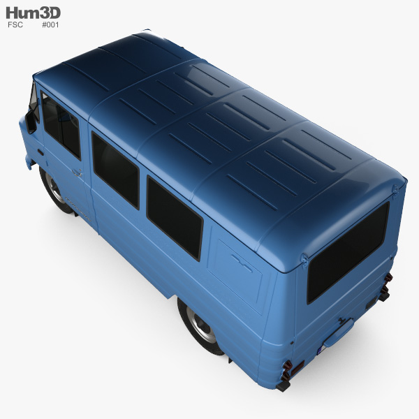 FSC Zuk (A07) Van 1975 Modelo 3D - Descargar Van activado 3DModels.org