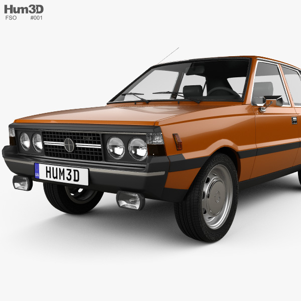 FSO Polonez 1978 3D model - Download Hatchback on 3DModels.org