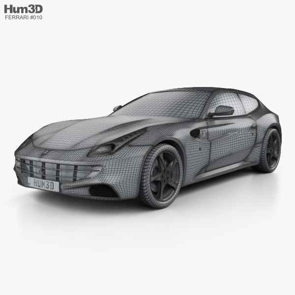 Ferrari FF 2012 3D model - Download Sports car on 3DModels.org