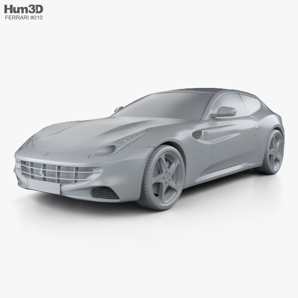 Ferrari FF 2012 3D model - Download Sports car on 3DModels.org