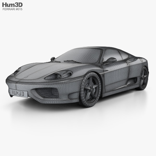 Ferrari 360 Modena 2005 3D model - Download Sports car on 3DModels.org