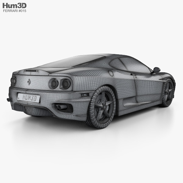 Ferrari 360 Modena 2005 3D model - Download Sports car on 3DModels.org