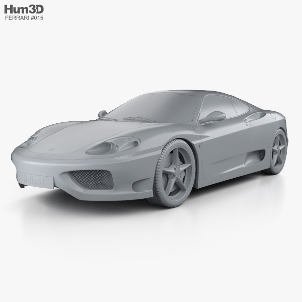 Ferrari 360 Modena 2005 3D model - Download Sports car on 3DModels.org